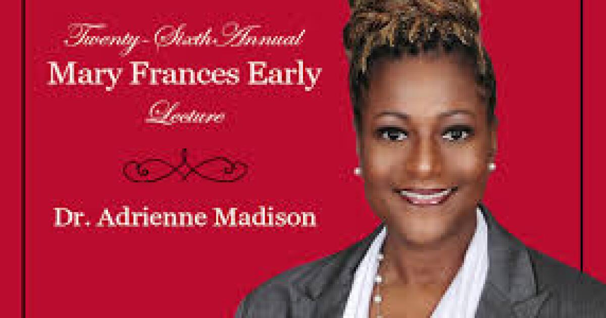 Dr. Adrienne Madison Speaks at UGA’s Mary Frances Early Lecture ...